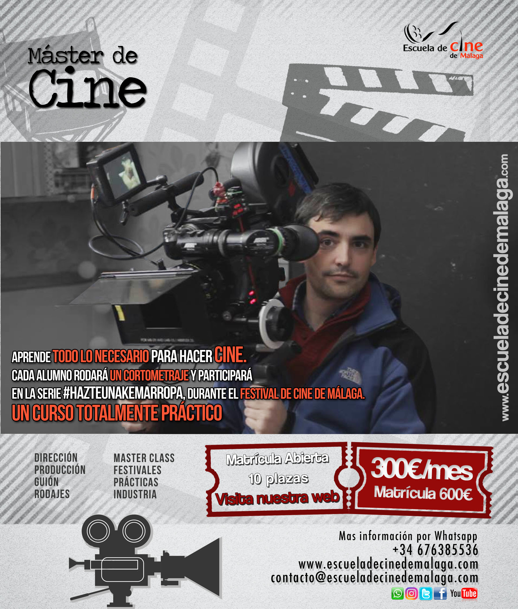 Máster de Cine, Escuela de Cine de Málaga | Escuela de Cine de Málaga